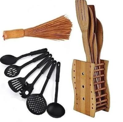 Wooden Spoons + Non-stick Spoon + Ewedu Broom | Dauglas Kitchen ...